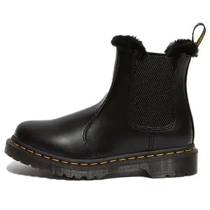 Dr. Martens 2976 Leonore Faux Fur Lined Chelsea Boots - Dark Grey