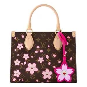 LOUIS VUITTON X Takashi Murakami Onthego Pm Bag - Sakura Brown