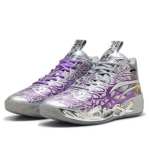 PUMA X Teenage Mutant Ninja Turtles Mb.04 'shredder' Sneakers - Metallic Silver/purple