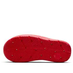 JORDAN Air Franchise Shower Slides - Fire Red/black
