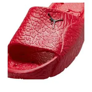 JORDAN Air Franchise Shower Slides - Fire Red/black