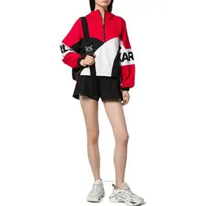 PUMA X Karl Lagerfeld Color Block Half-zip Hoodie