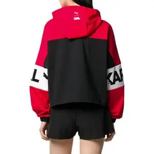 PUMA X Karl Lagerfeld Color Block Half-zip Hoodie