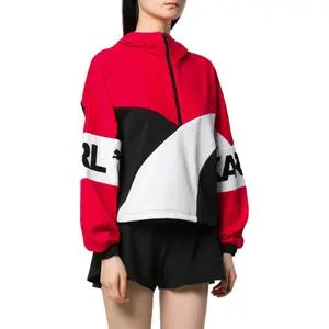 PUMA X Karl Lagerfeld Color Block Half-zip Hoodie