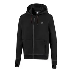 PUMA Ferrari Hooded Sweat Jacket - Black/grey