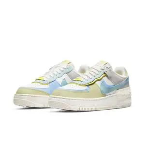 Nike Force 1 Shadow Sneakers - White/yellow/blue