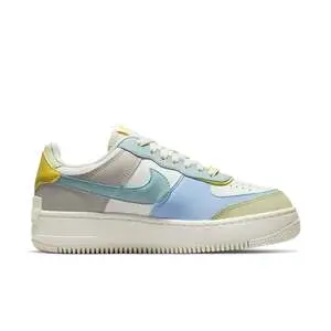 Nike Force 1 Shadow Sneakers - White/yellow/blue