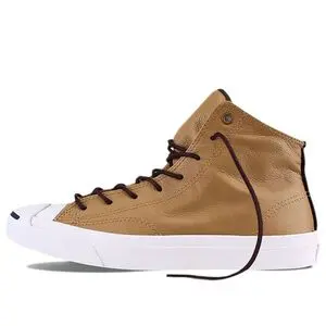 CONVERSE Converse Jack Purcell Leather Mid Top Sneakers Yellow