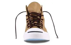CONVERSE Jack Purcell Leather Mid Top Sneakers