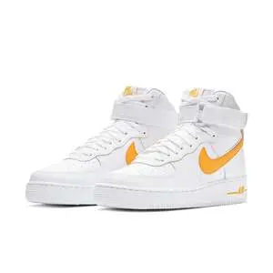 Nike Force 1 High '07 Sneakers - Yellow/white