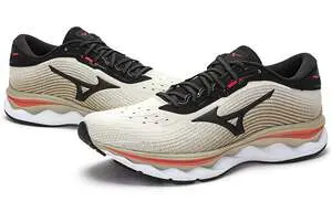Mizuno Wave Sky 5 Athletic Sneakers - Black/sand/white