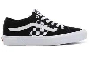 VANS Checkered Low Top Sneakers - Black/white