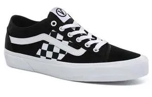 VANS Checkered Low Top Sneakers - Black/white