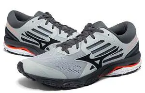 Mizuno Wave Stream 2 Athletic Sneakers - Grey/black/red