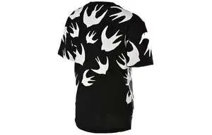 Alexander McQueen Black Swallow Print T-shirt