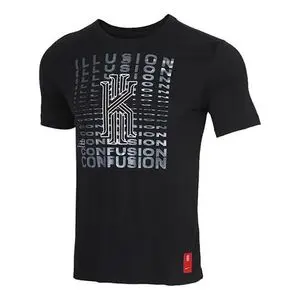 Nike Dri-fit Kyrie Logo Printed Tee - Black