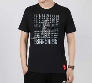 Nike Dri-fit Kyrie Logo Printed Tee - Black