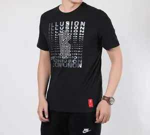 Nike Dri-fit Kyrie Logo Printed Tee - Black