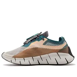 REEBOK Zig 3d Storm Athletic Sneakers - Gray/green/orange