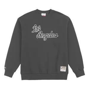 Mitchell & Ness X Nba La Lakers Sweatshirt - Dark Grey