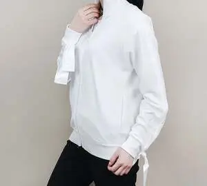 PUMA Zip-up Stand Collar Casual Jacket With Cuffed Sleeves