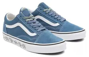 VANS Old Skool Low Top Sneakers - Blue/white
