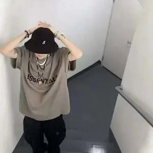 Fear Of God Ss20 Graphic Logo T-shirt 'charcoal