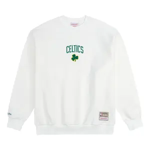 Mitchell & Ness X Nba Boston Celtics Sweatshirt 'white Green - White/green