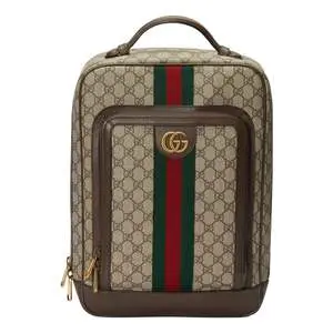 Gucci Ophidia Gg Medium Backpack - Beige/ebony