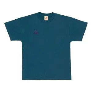Nike X Small Logo Embroidered Short Sleeve Blue / Purple - Royal Blue