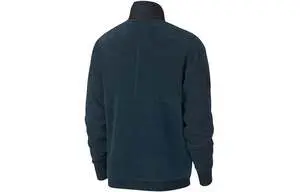 Nike Splicing Polar Fleece Stand Collar Pullover