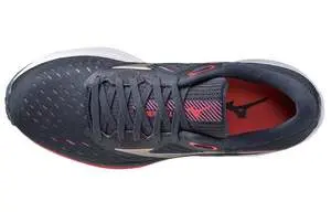 Mizuno Wave Rider 24 Athletic Sneakers - Black/red