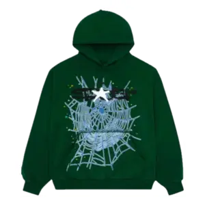 SP5DER Web Hoodie - Hunter Green