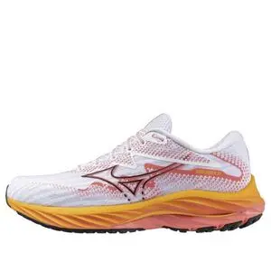 Mizuno Wave Rider 27 Athletic Sneakers - White/orange