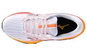 Mizuno Wave Rider 27 Athletic Sneakers - White/orange