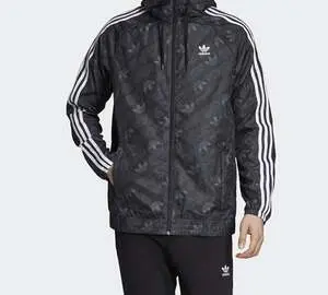 Adidas Originals Mono Logo Hooded Windbreaker Jacket
