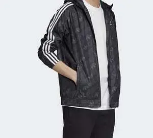 Adidas Originals Mono Logo Hooded Windbreaker Jacket