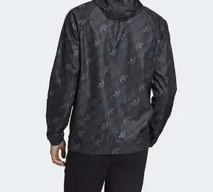 Adidas Originals Mono Logo Hooded Windbreaker Jacket