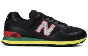 NEW BALANCE 574 V2 Low Top Sneakers - Black/red/green