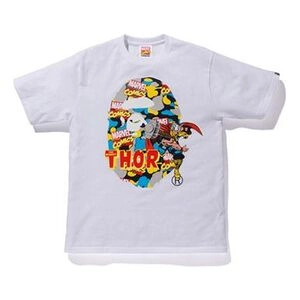 A BATHING APE X Marvel Thor Graphic T-shirt - White