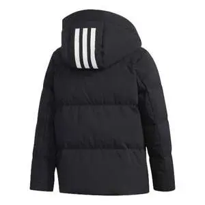 Adidas Padded Hooded Down Jacket With Logo