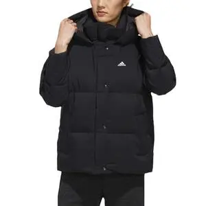 Adidas Padded Hooded Down Jacket With Logo