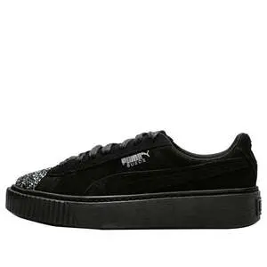 PUMA Suede Platform "crushed Gem" Sneakers - Black