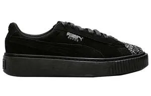 PUMA Suede Platform "crushed Gem" Sneakers - Black