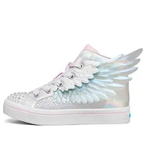 Sketchers Twi-lites 2.0 High Top Sneakers With Embellished Toe And Wing Detailing