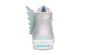 Sketchers Twi-lites 2.0 High Top Sneakers With Embellished Toe And Wing Detailing