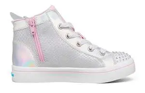 Sketchers Twi-lites 2.0 High Top Sneakers With Embellished Toe And Wing Detailing