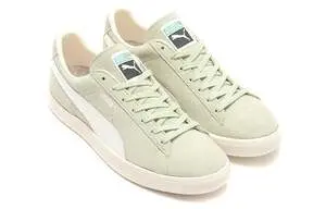 PUMA Suede Vintage Lace-up Low Top Sneakers - Light Green