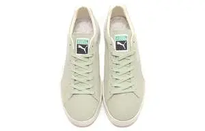 PUMA Suede Vintage Lace-up Low Top Sneakers - Light Green