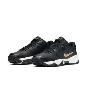 Nike Court Lite 2 Low Top Sneakers - Black/gold